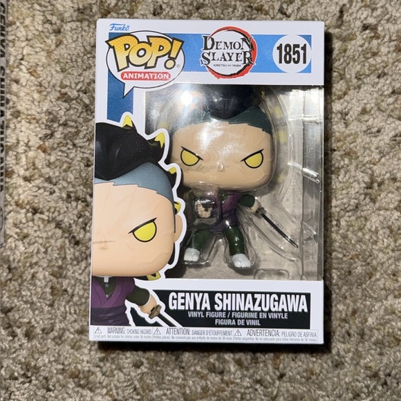 Funko | Toys | Funko Pop Genya Shinazugawa With Yellow Eyes And Black ...